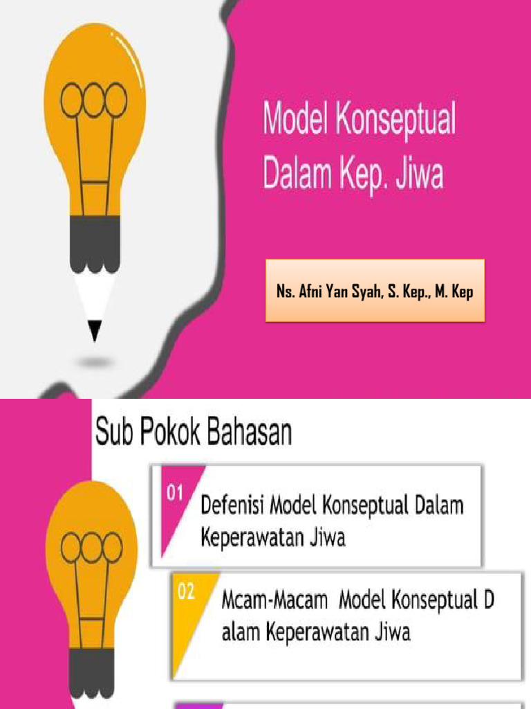 PPT Model Konseptual Kep Jiwa | PDF