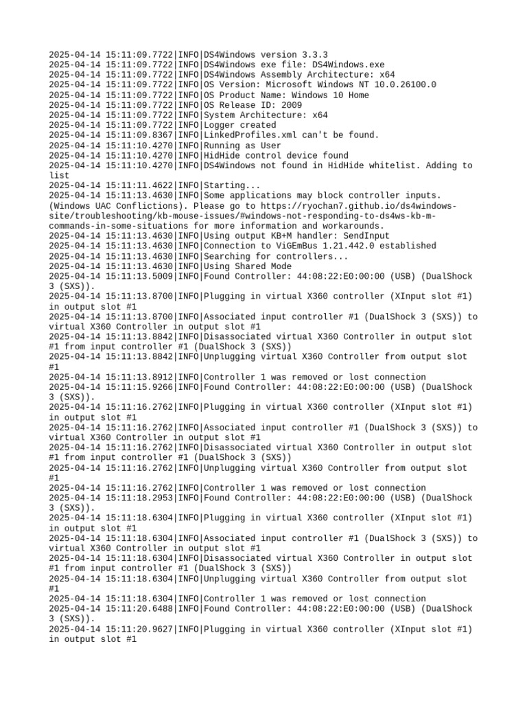 ds4windows_log_20250414.1 | PDF | Microsoft Software | Microsoft