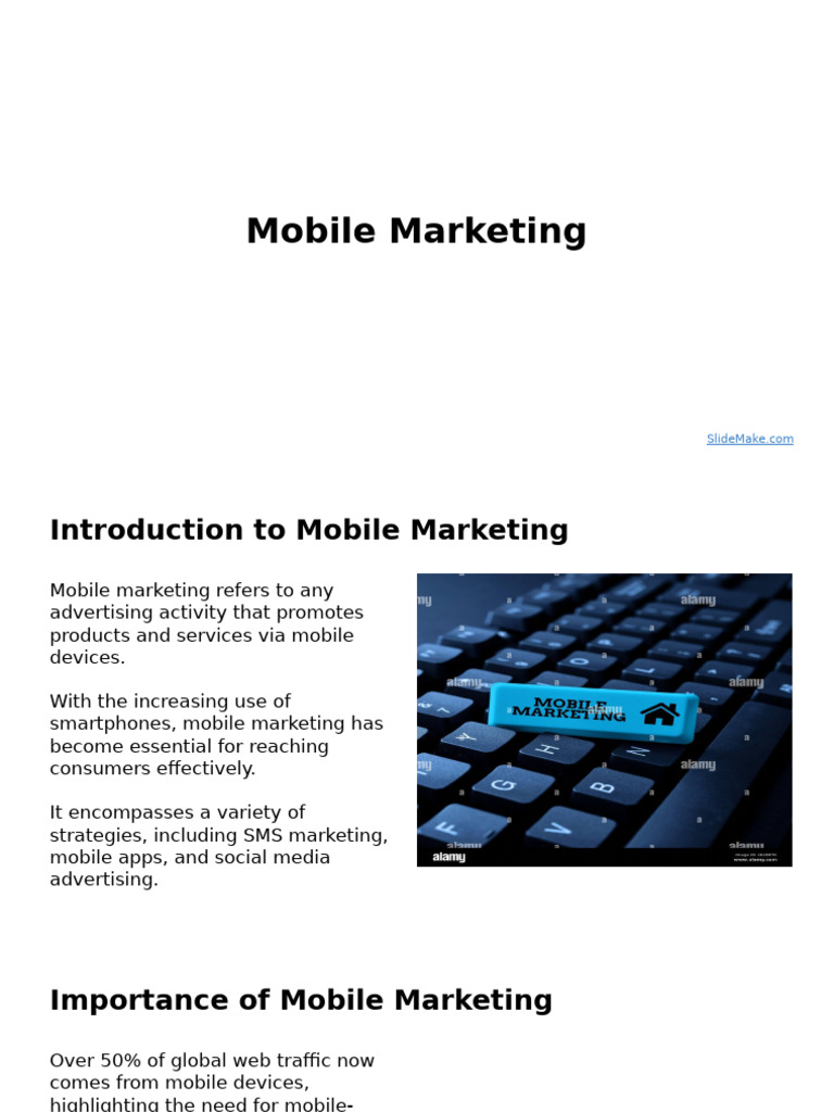 Mobile Marketing | PDF