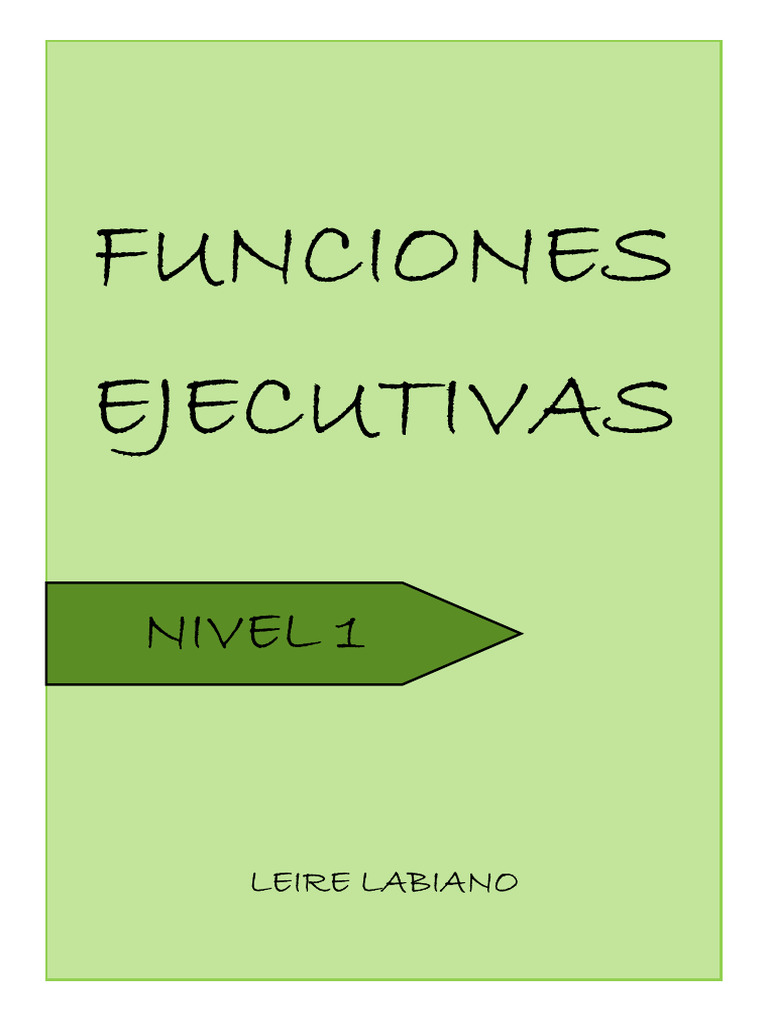 Funciones Ejec Nivel 1 | PDF
