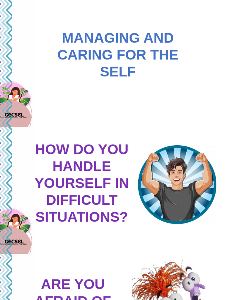 Lesson 7. MANAGING AND CARING FOR THE SELF | PDF