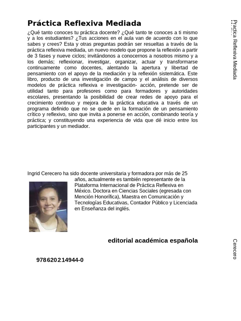 Práctica Reflexiva Mediadora en Docencia | PDF | Enseñando | Maestros