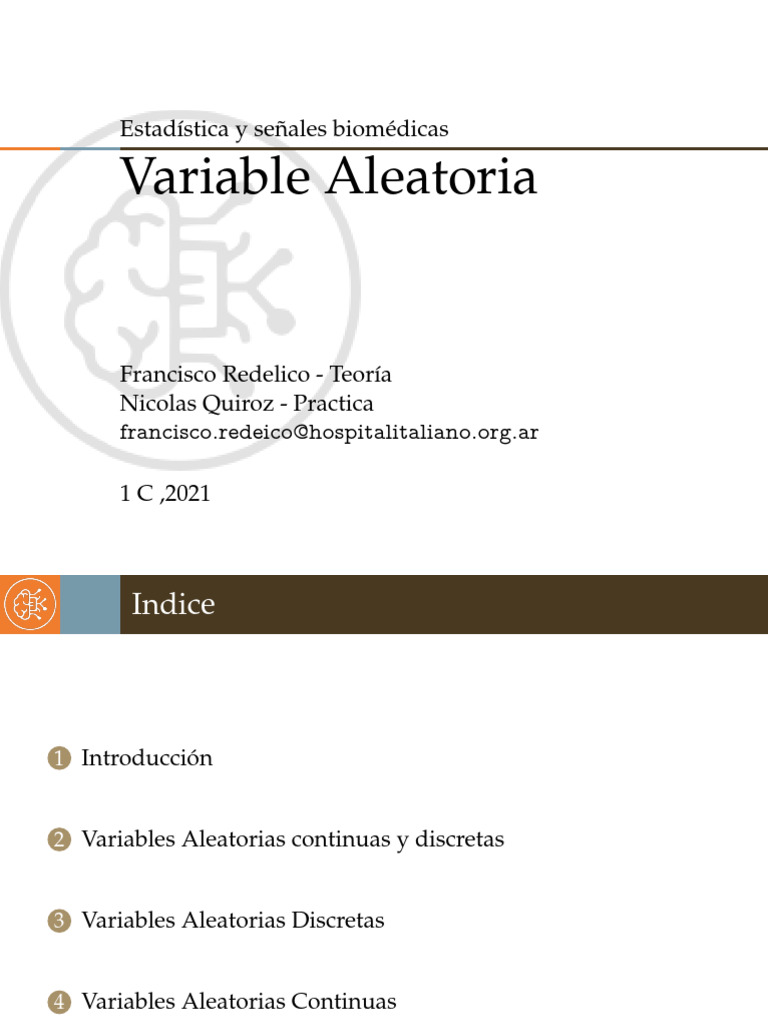 Variable Aleatoria | PDF | Variable aleatoria | Teoría de probabilidad