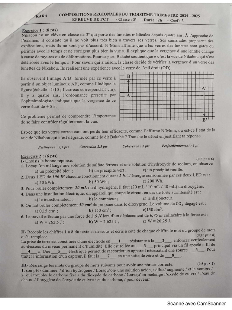 Épreuves CRTT Dre Kara | PDF