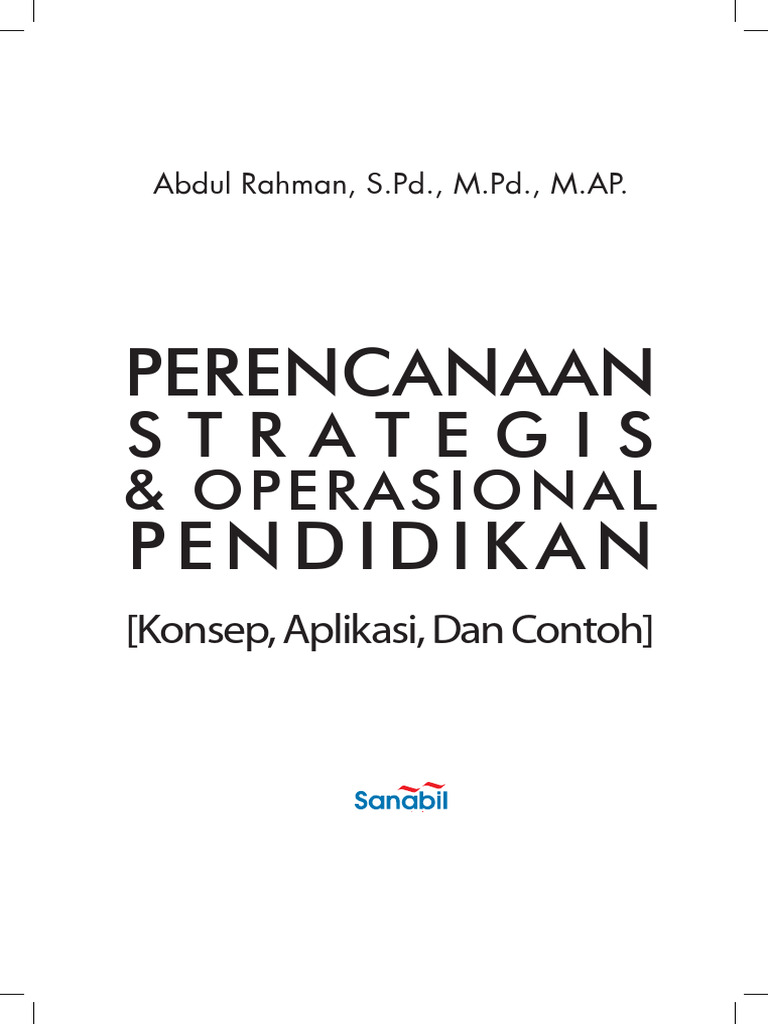 Perencanaan Strategis Dan OP | PDF