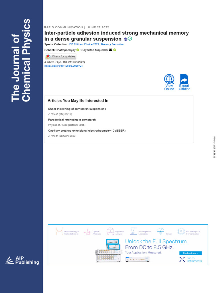 Paper4 Granular Mechanics | PDF | Amorphous Solid | Solid