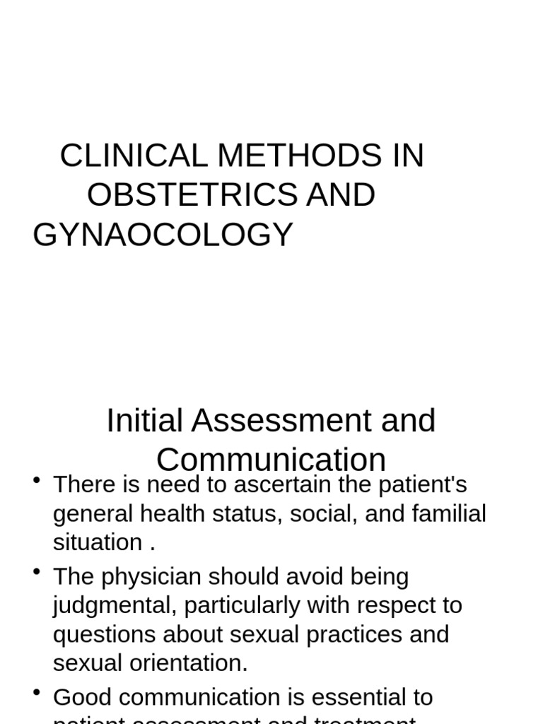 Clinical Methods in Obstetrics and Gynecology | PDF | Vagina | Pelvis