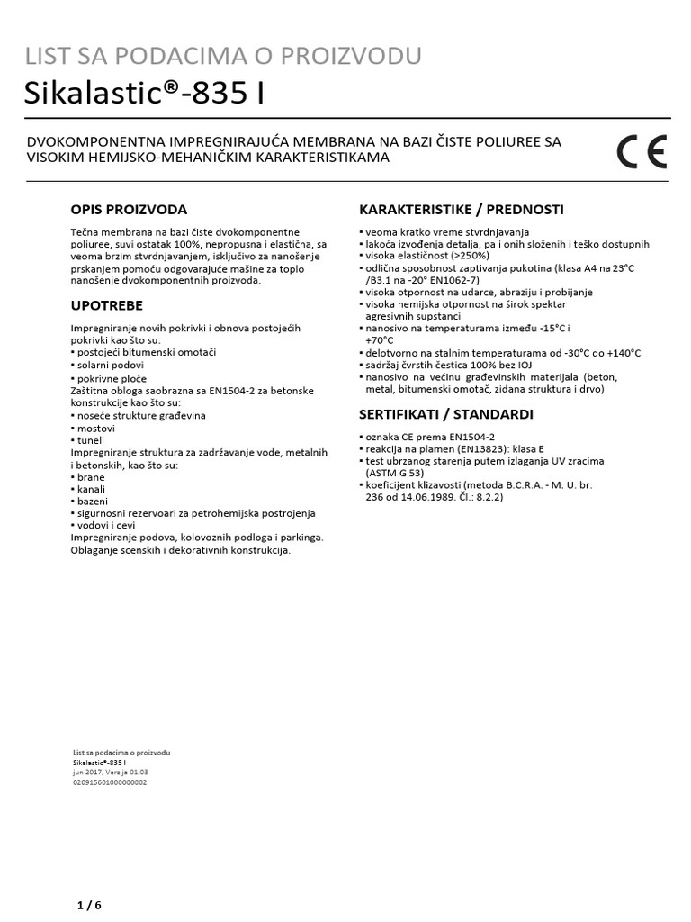 TL Sikalastic 835i | PDF