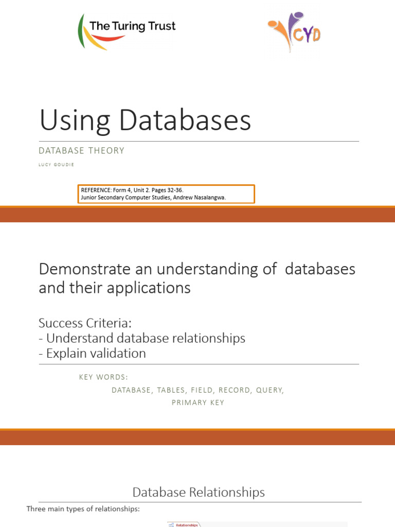 Database Theory - Lesson 5 Document | PDF | Table (Database) | Data