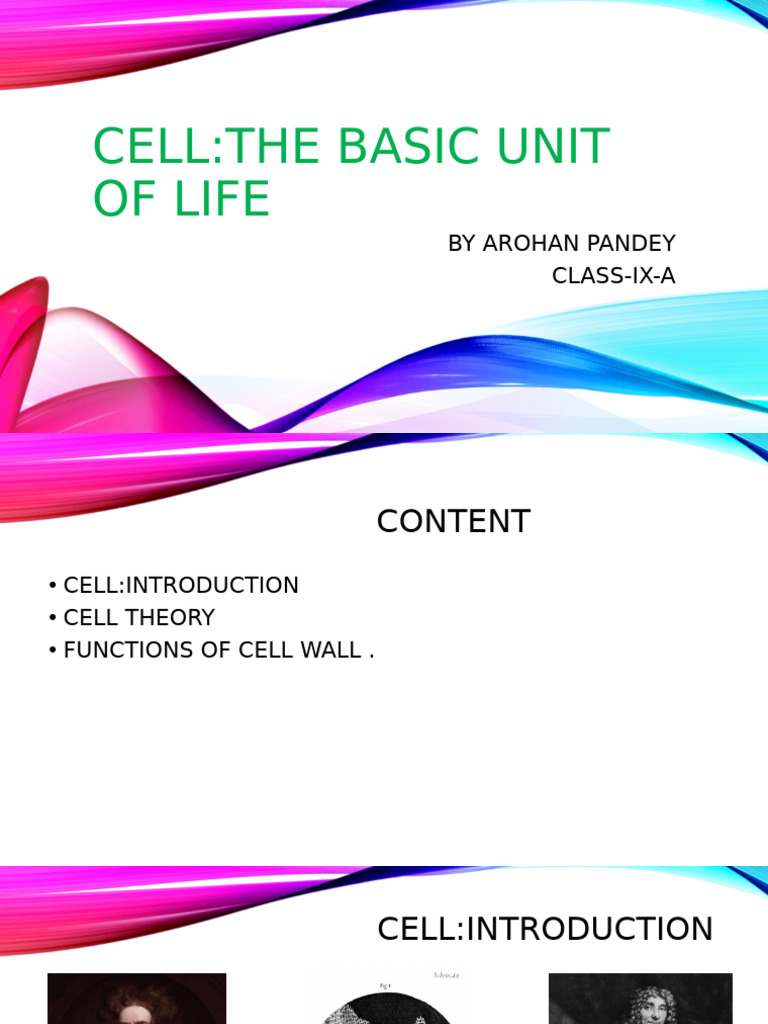 Understanding Cells: Structure & Theory | PDF