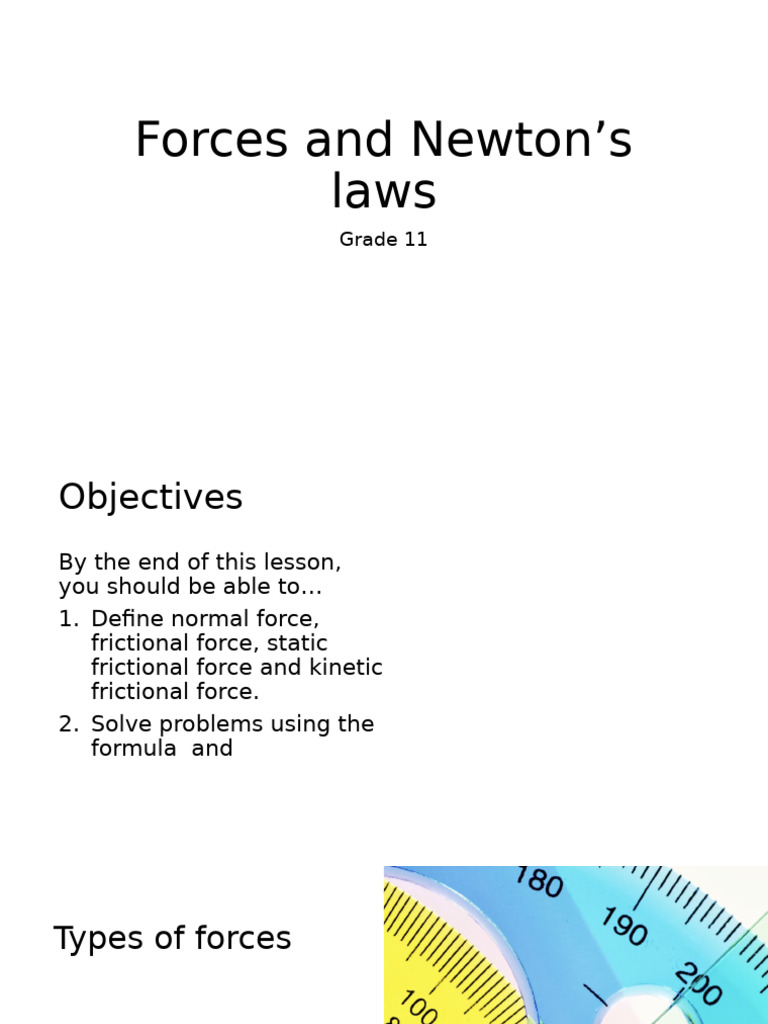 Forces and Newton’s Laws | PDF | Force | Friction
