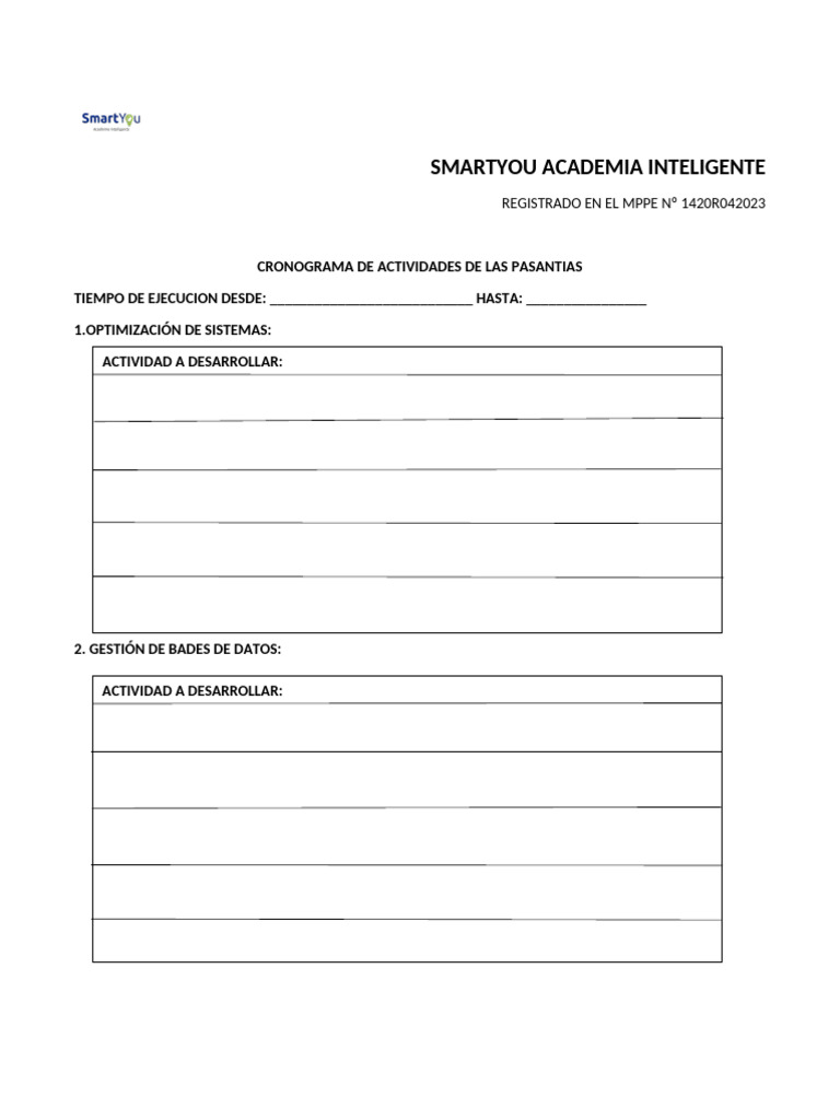 Smartyou Academia Inteligente | PDF