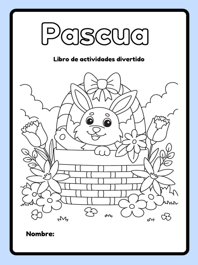 La Pascua Hojas de Trabajo en Azul Divertido | PDF