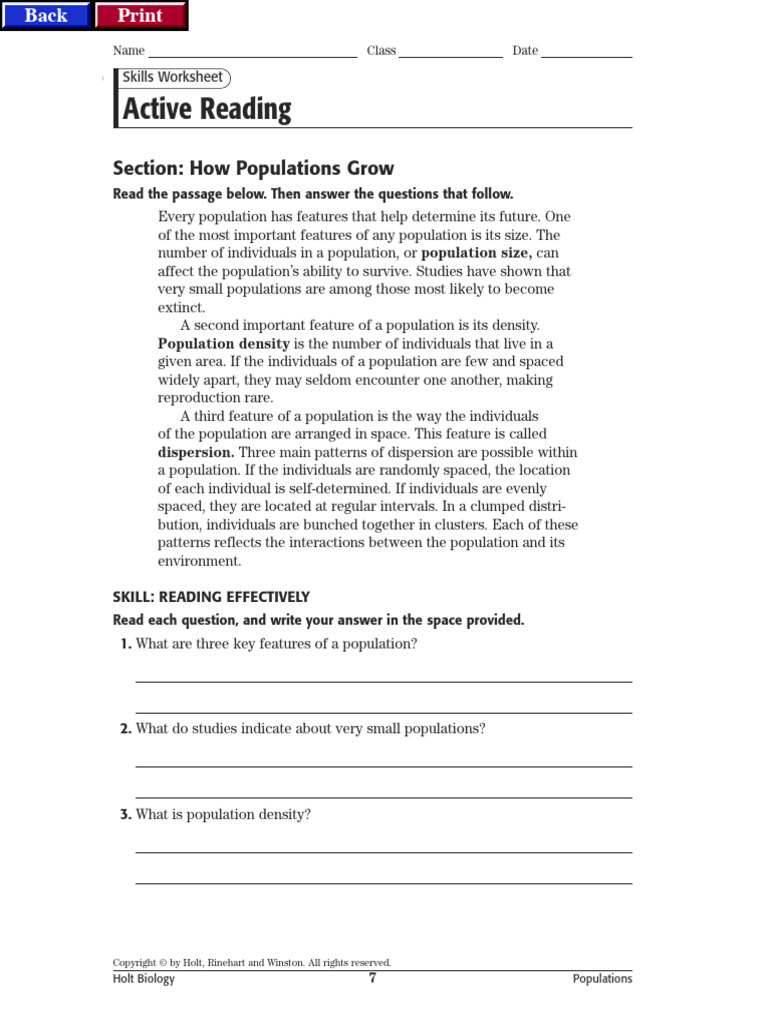 Key Features of Population Growth | PDF | Evolution | Natural Selection