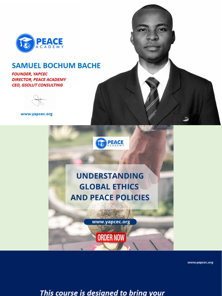 Understanding Global Ethics and Policies Level 2 (Slides) Samuel Bochum ...