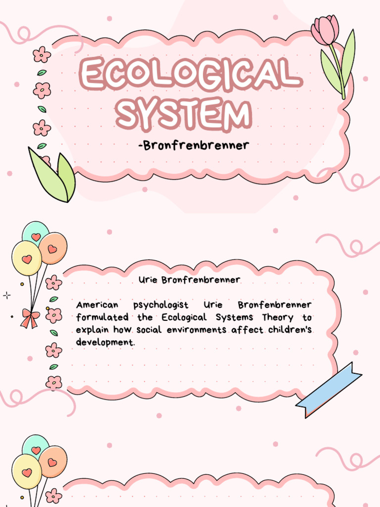 Ecological System Theory | PDF | Ecology | Natural Environment