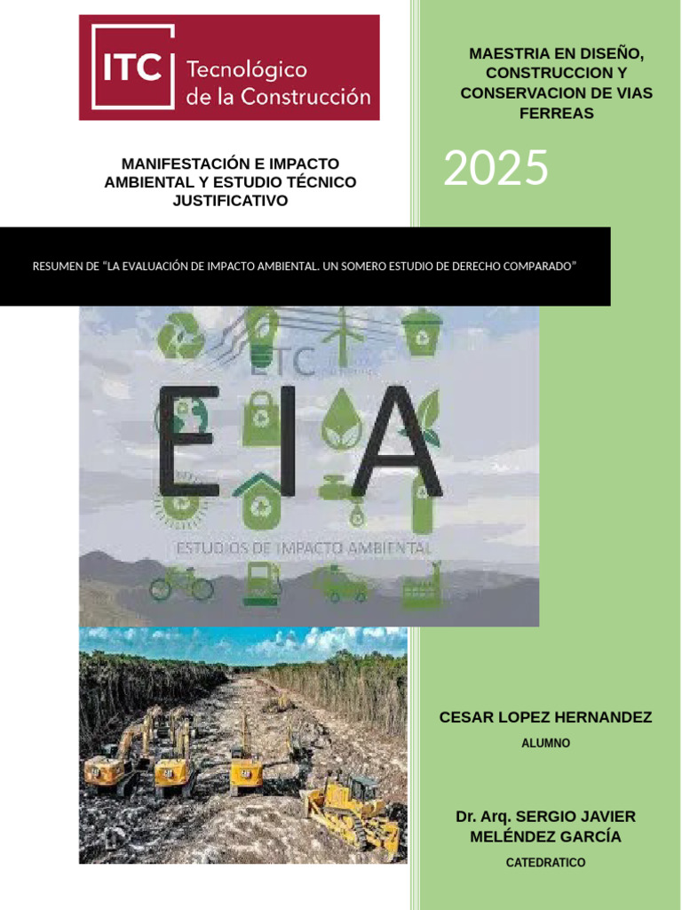 Resumen EIA | PDF | Evaluación de impacto ambiental | Justicia