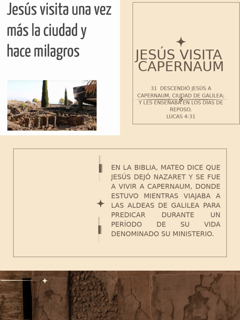 Jesús Visita Capernaum - 20250515 - 012605 - 0000 | PDF | Evangelios ...