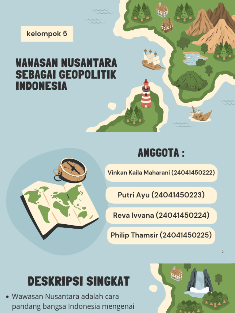 Wawasan Nusantara Sebagai Geopolitik Indonesia K.5 | PDF