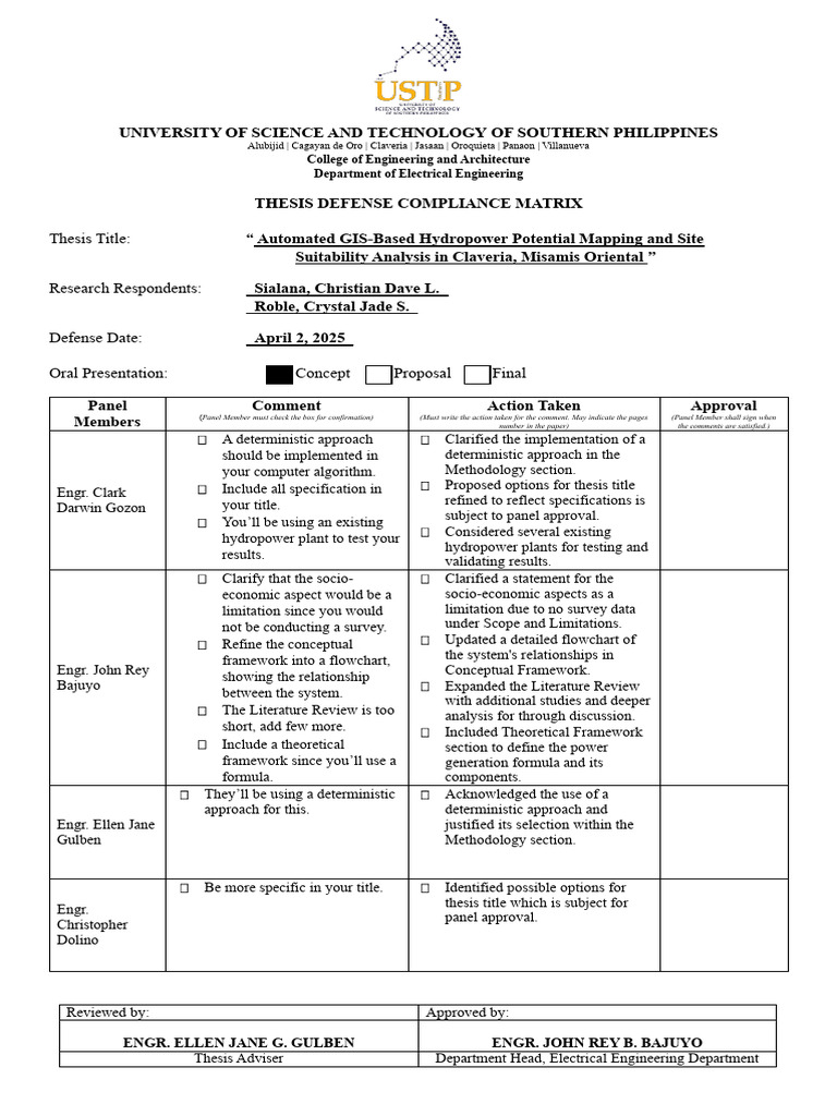 Compliance Matrix Concept | PDF | Methodology | Thesis