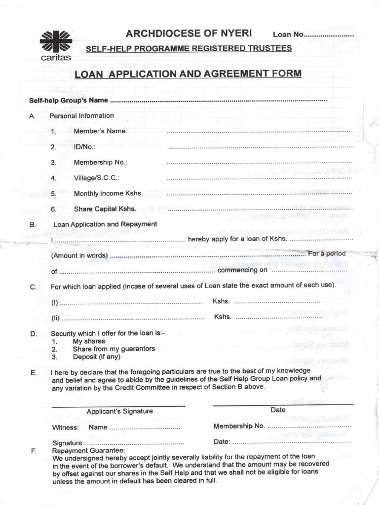 ceep loan form | PDF