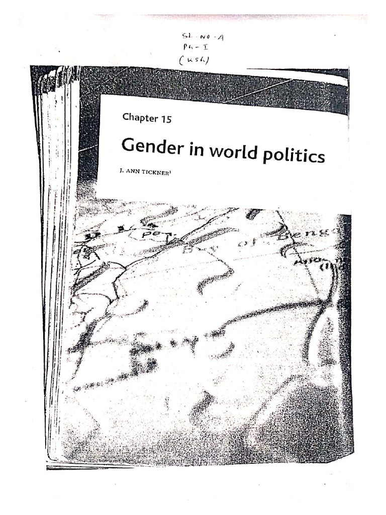 Gender in World - Ann Tickner | PDF