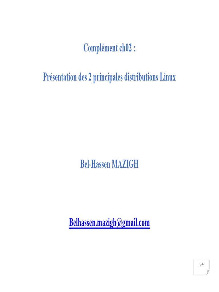 Comparaison entre Red Hat et Debian | PDF | Distribution Linux | Linux