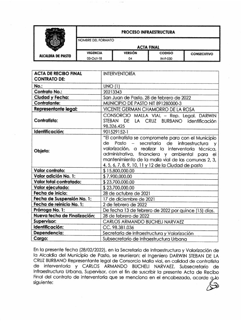 Acta Final Firmada 20213343 | PDF