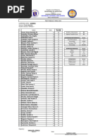 Test Result Analysis Templates for DepEd | PDF | Learning