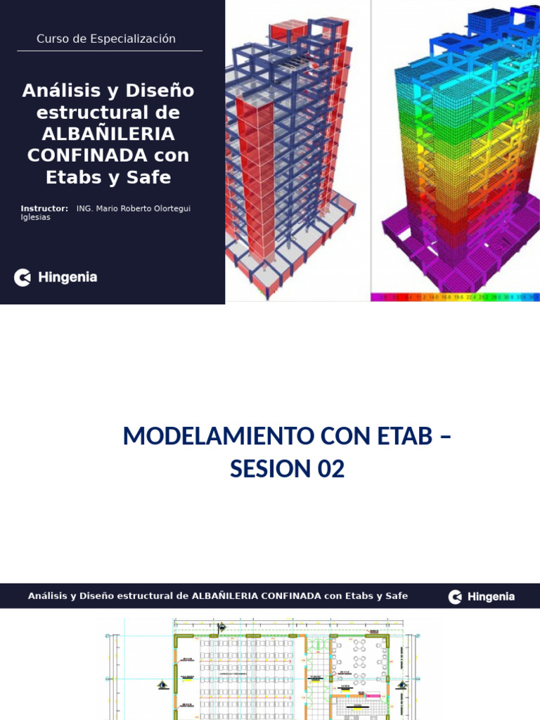 Pasos en Etabs | PDF | Albañilería | Ingeniero civil