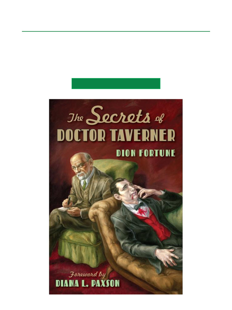 Free Download The Secrets of Doctor Taverner Direct Download | PDF