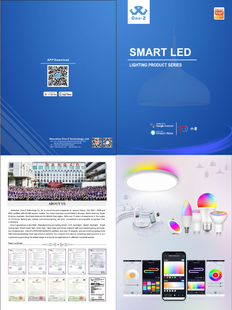 2023 BANQCN-WZ SUB3 Smart LED Light Catalog. en - C | PDF | Rechargeable Battery | Energy Storage