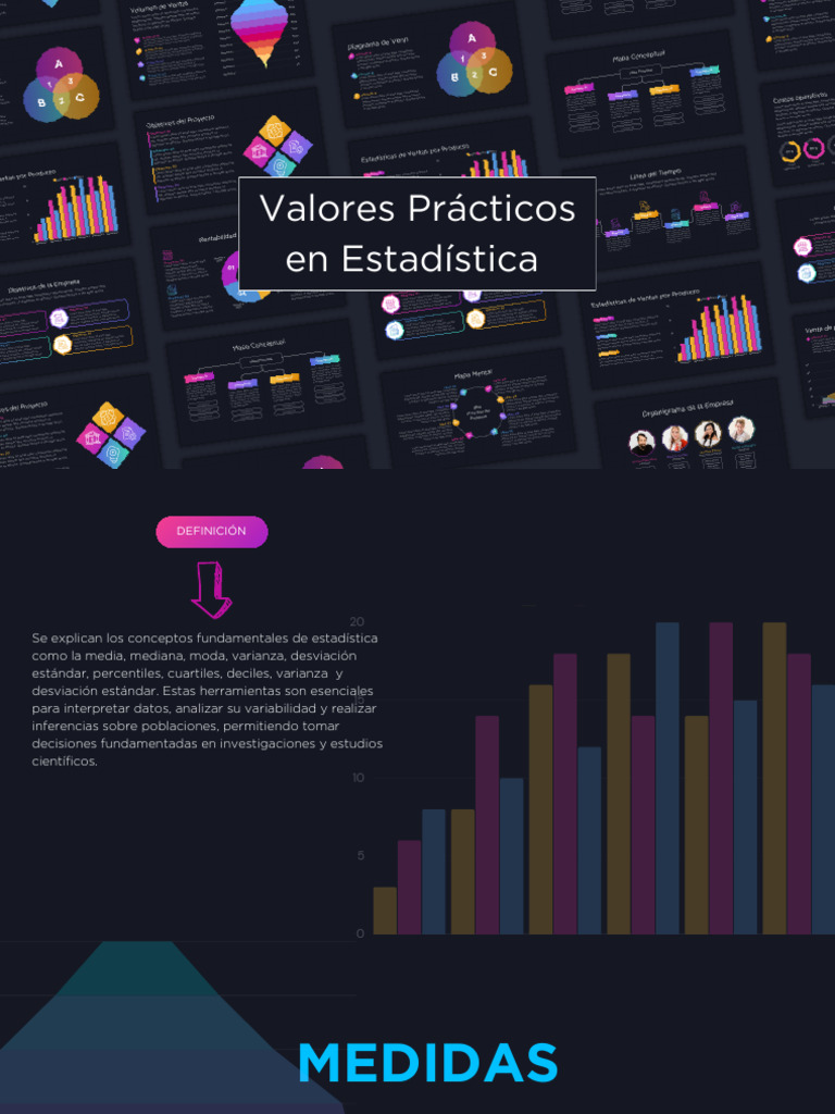 Presentación de Gráficos Esquemas y Diagramas Profesional Moderno Negro ...