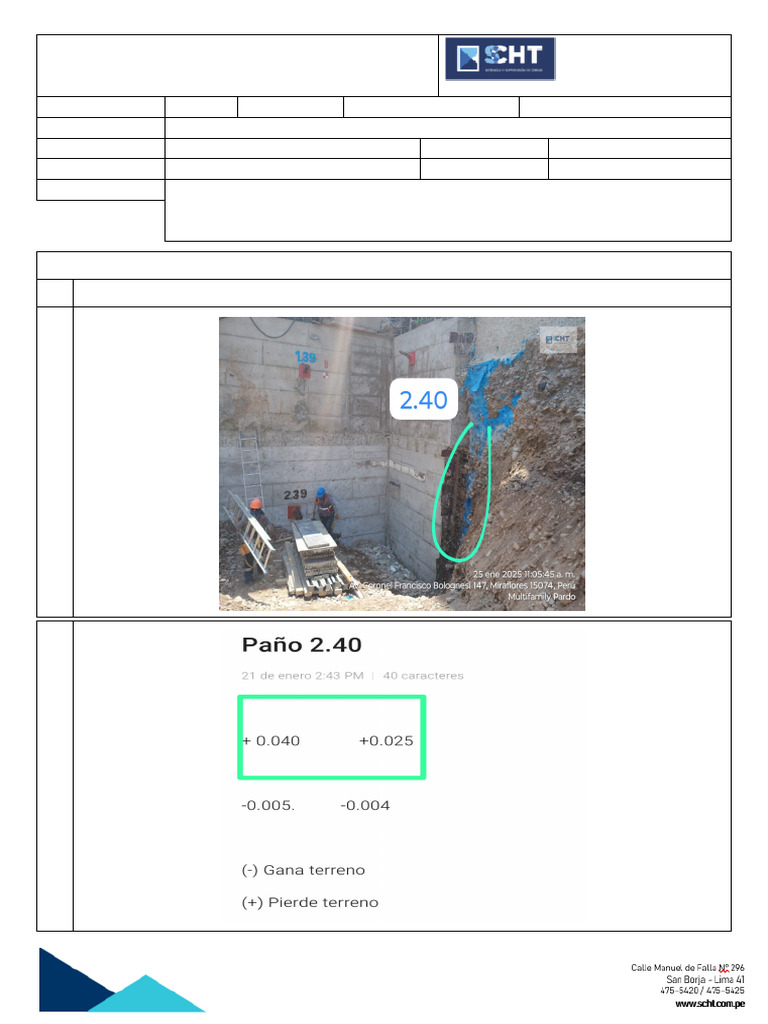 NC 024 - Desplome de Muro 2.40 - Multifamily Pardo | PDF