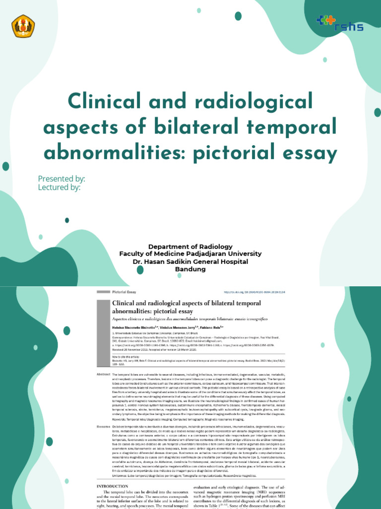 Clinical and Radiological Aspects of Bilateral Temporal Abnormalities ...