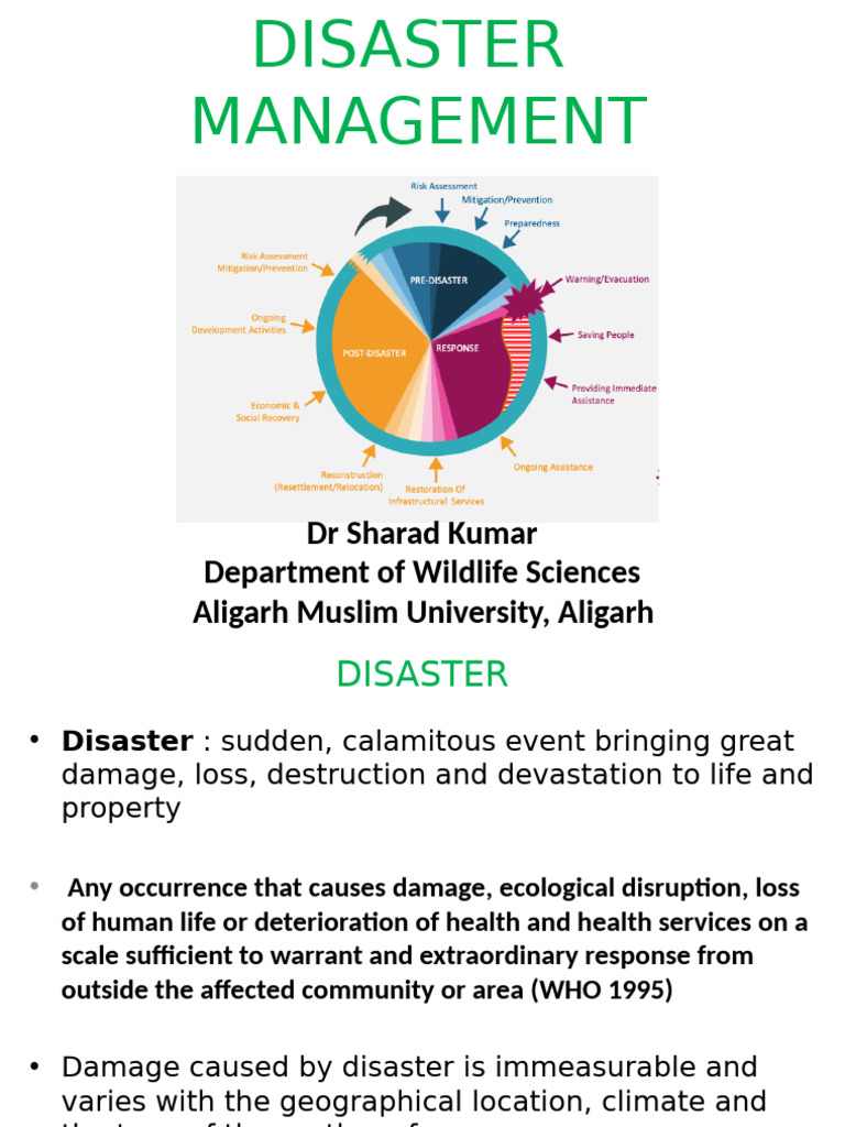 1 Disaster Management | PDF | Natural Disasters | Emergency Management
