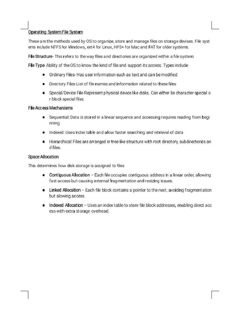 Operating System File System_Group Work_Phoenix | PDF