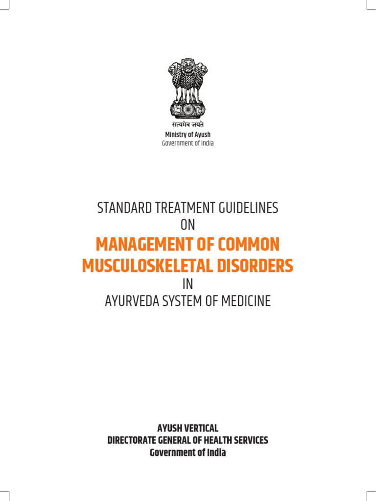 Ayurvedic Guidelines for Musculoskeletal Disorders | PDF | Arthritis ...