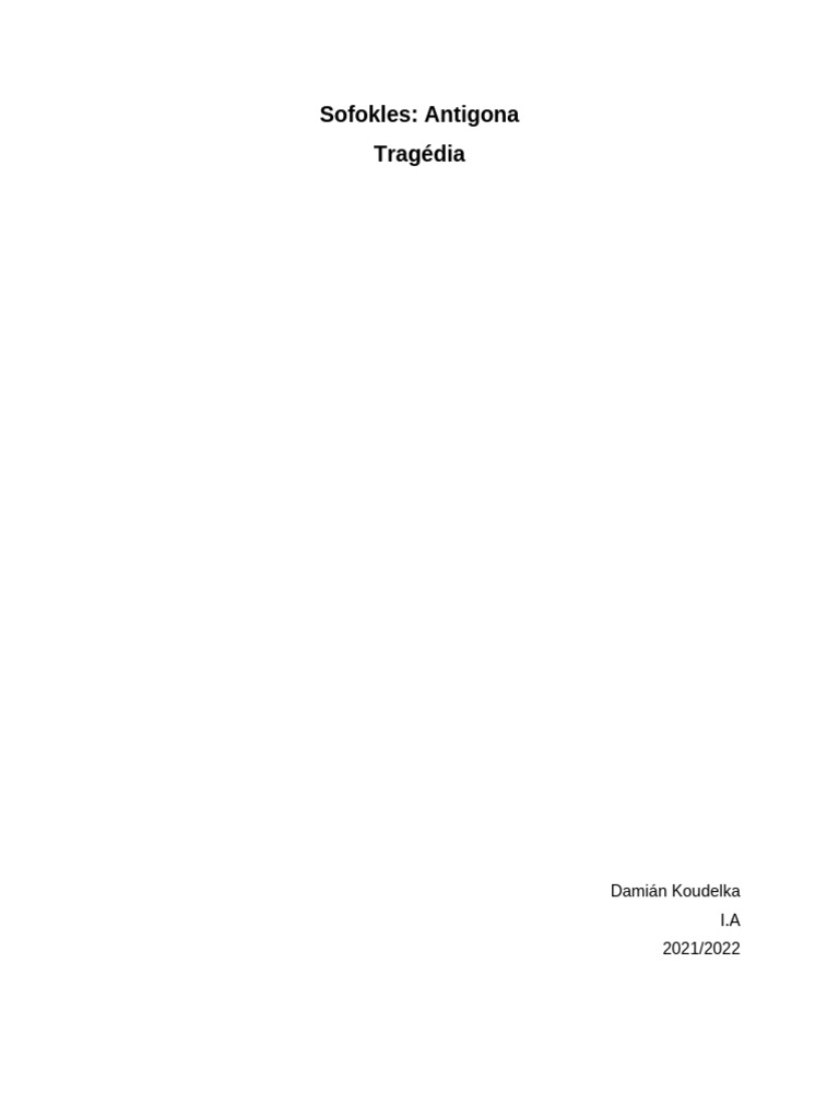 Sofokles | PDF