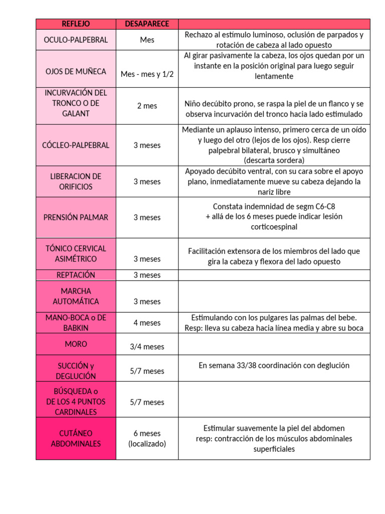 Reflejos RN | PDF