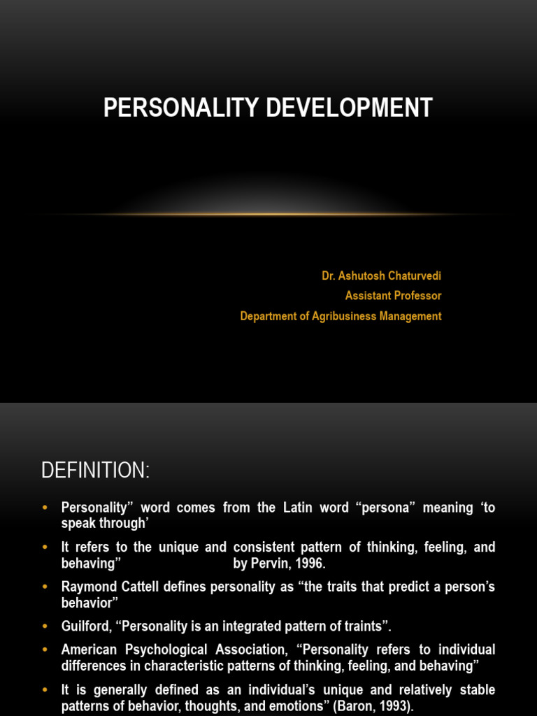 Personality Development ABM | PDF | Self Esteem | Extraversion And Introversion