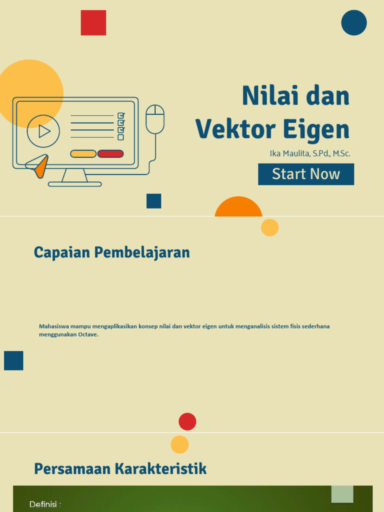 9 Nilai Dan Vektor Eigen | PDF
