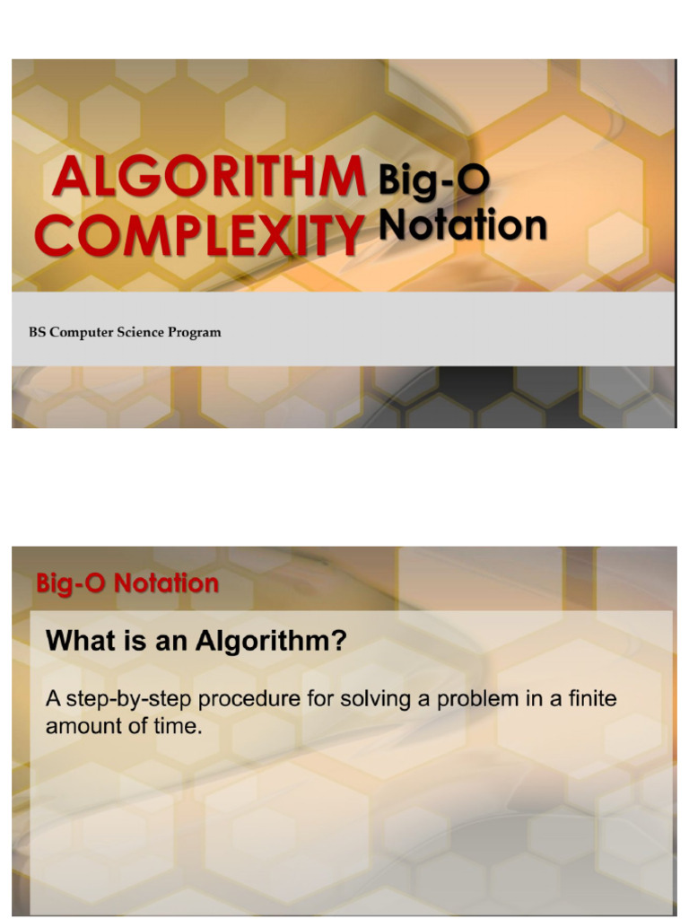 Big O Notation | PDF Big O Notation | PDF