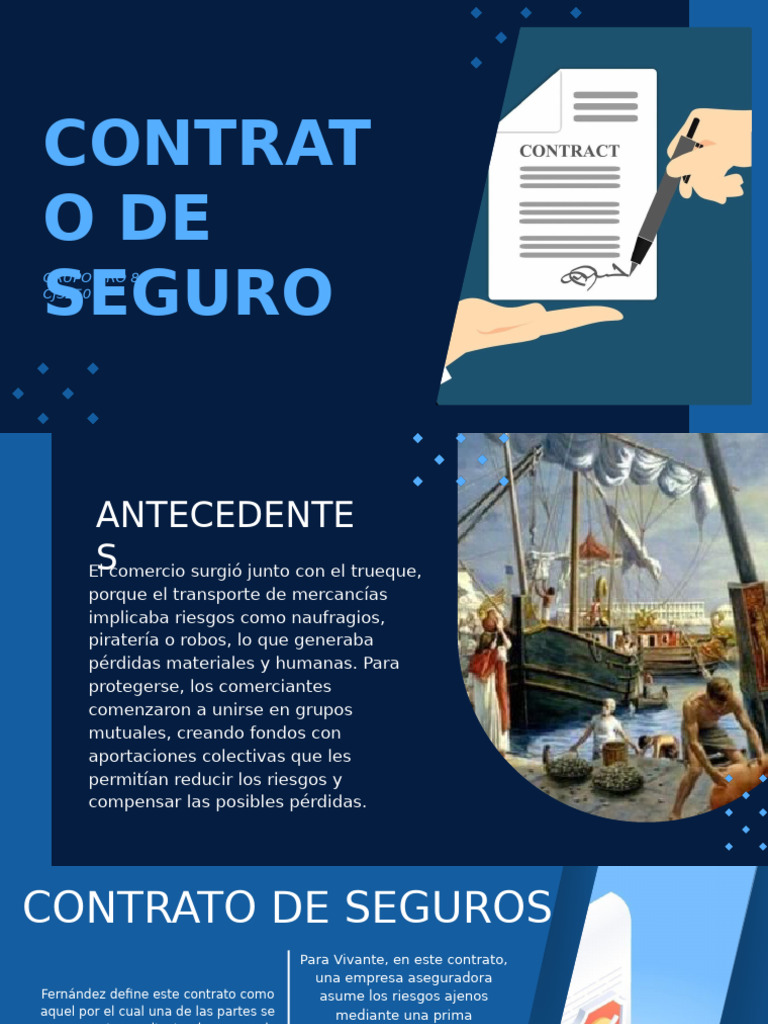 Contrato de Seguro | PDF | Seguro | Póliza de seguros