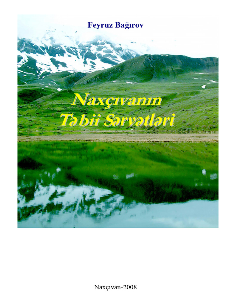 Naxchivanin_tebii_servetleri | PDF