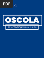 OSCOLA Quick Guide 2022 23 | PDF | Case Citation | Citation