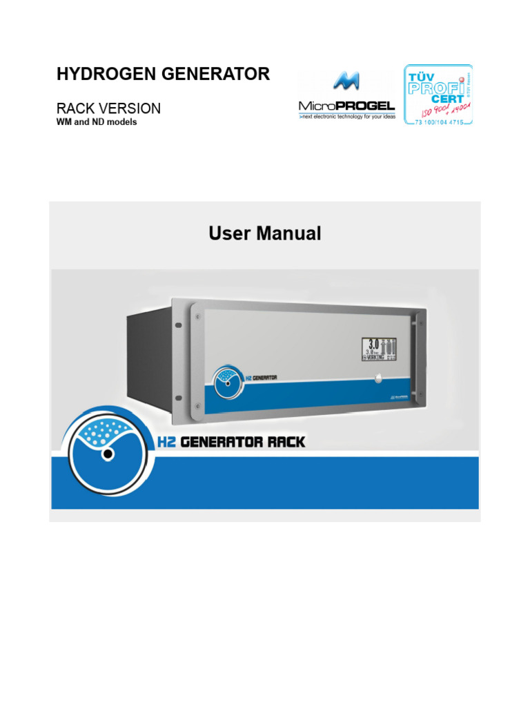 PD MU 004 1 ENG V18-GenH2RackSeries | PDF | Safety