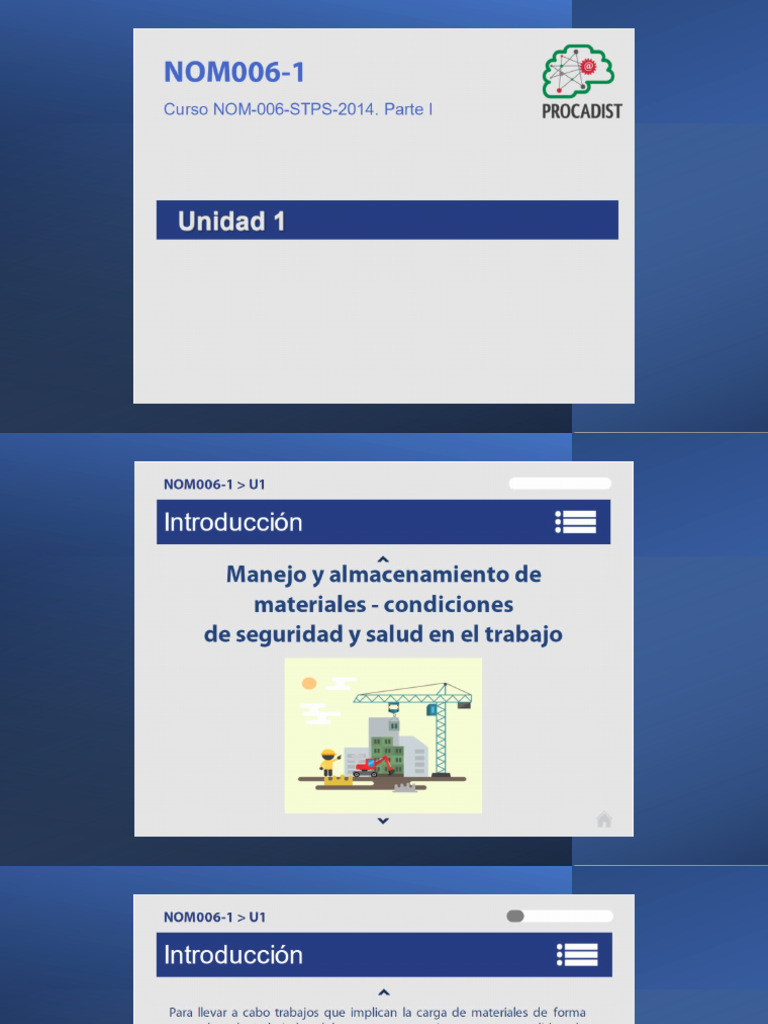 Curso Manejo de Materiales PROCADIST | PDF