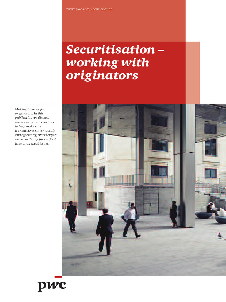 PWC Securitisation Working With Originators PDF | PDF | Securitization ...