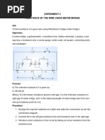 Meter Bridge Experiment for Resistance | PDF | Electrical Resistance ...